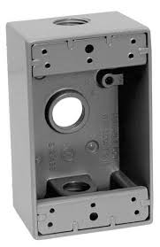 CAJA RECTANGULAR DE ALUMINIO FS 3/4 | Ingelcom