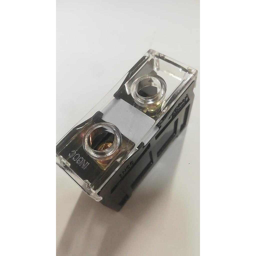 BORNERA NEGRA RIEL 60AMP 1P IN411|Ingelcom